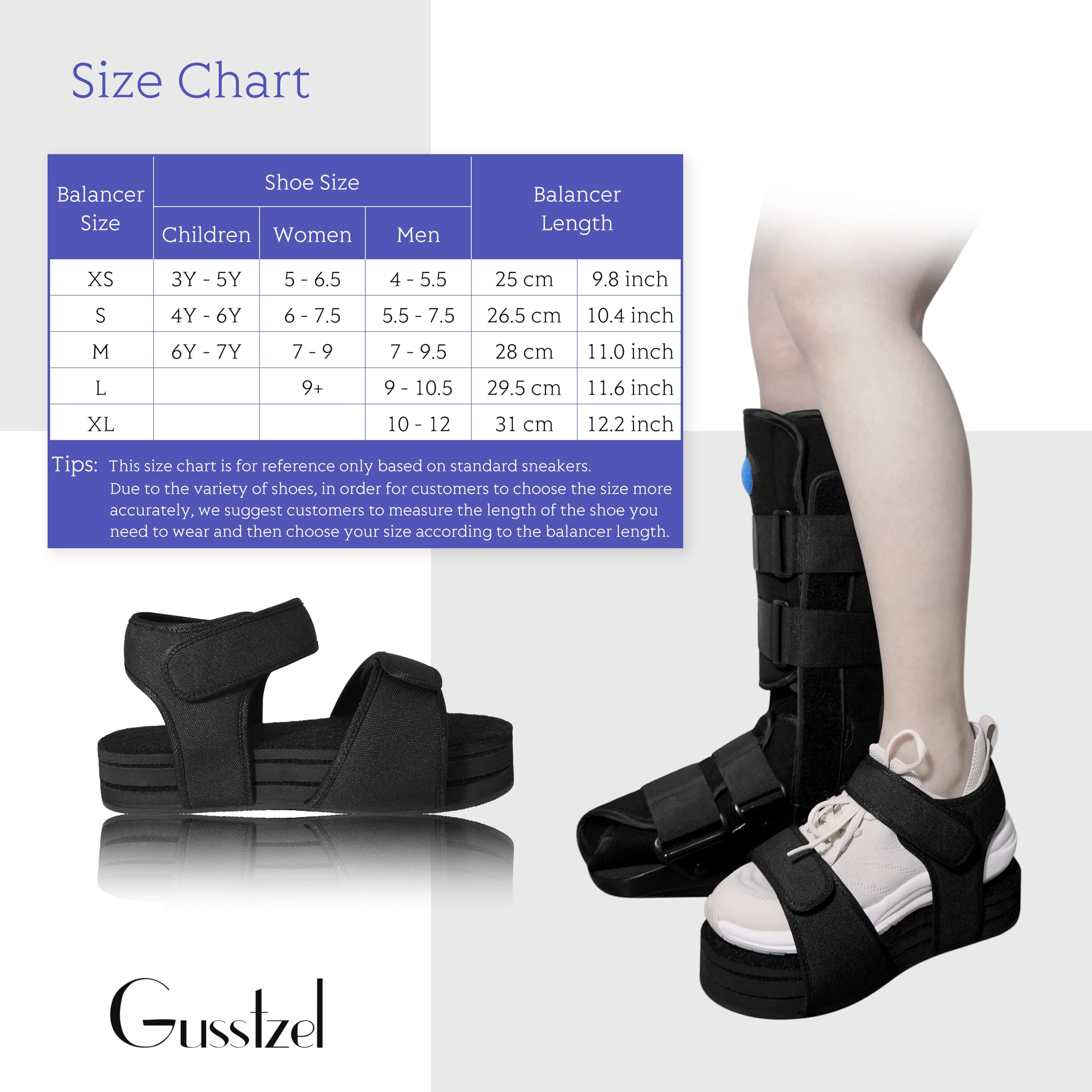 Mua GUSSTZEL Professional Shoe Lift for Uneven Legs, Shoe balancer ...