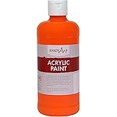 Amazon.com: Handy Art Student Acrylic Paint 16 ounce, Fluorescent Yellow