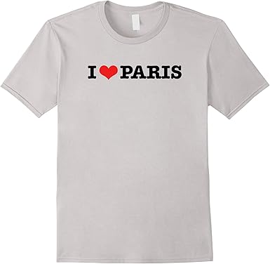 Amazon.com: I Heart Paris (I Love Paris) T-Shirt: Clothing