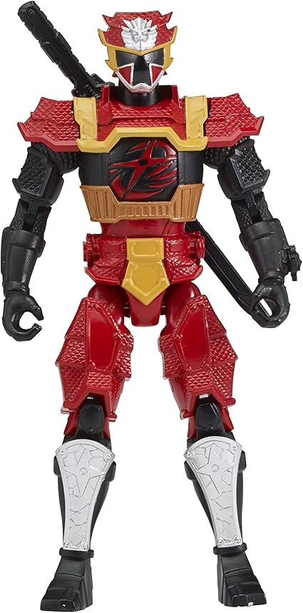 Power Rangers 43937 Red Power Up Lion Fire Armour Figure: Amazon.co.uk ...