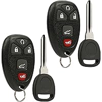 Amazon.com: Key Fob Keyless Entry Remote with Ignition Key fits Chevy ...