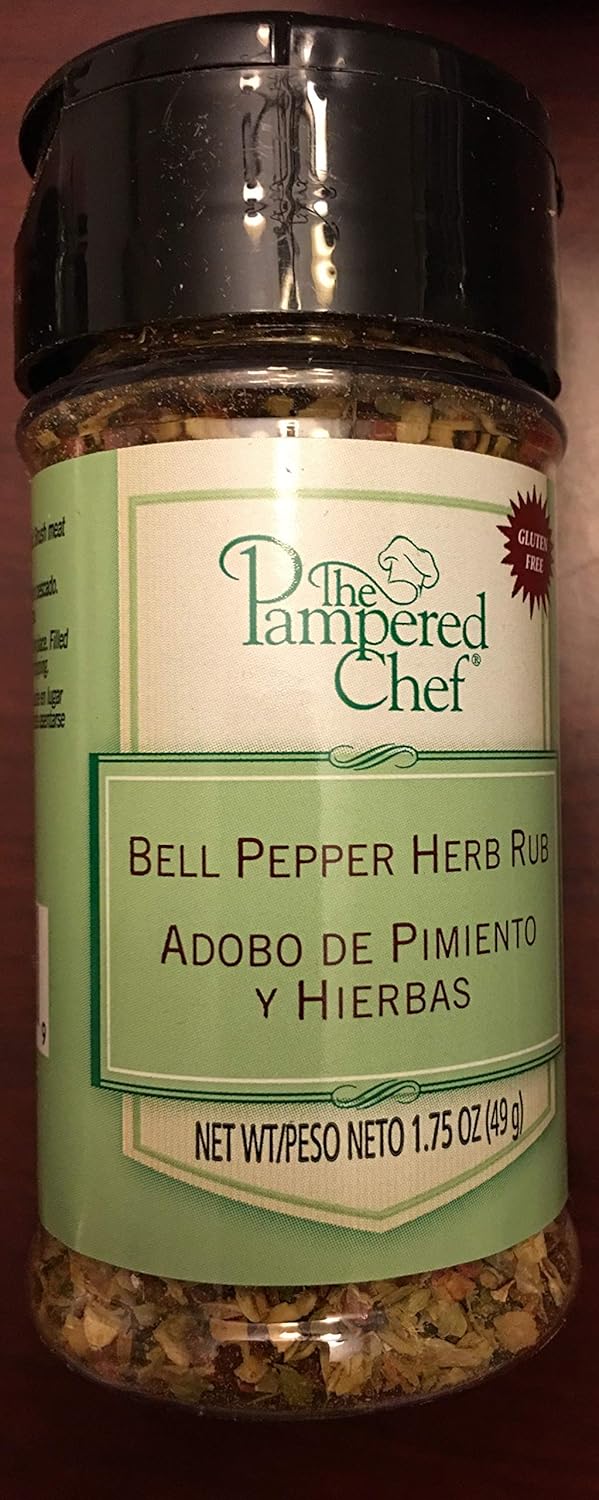 Amazon.com: PAMPERED CHEF BELL PEPPER HERB RUB. # 9578: Everything Else