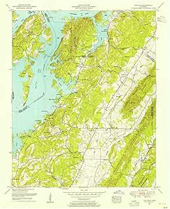 Amazon.com : YellowMaps Ten Mile TN topo map, 1:24000 Scale, 7.5 X 7.5 ...