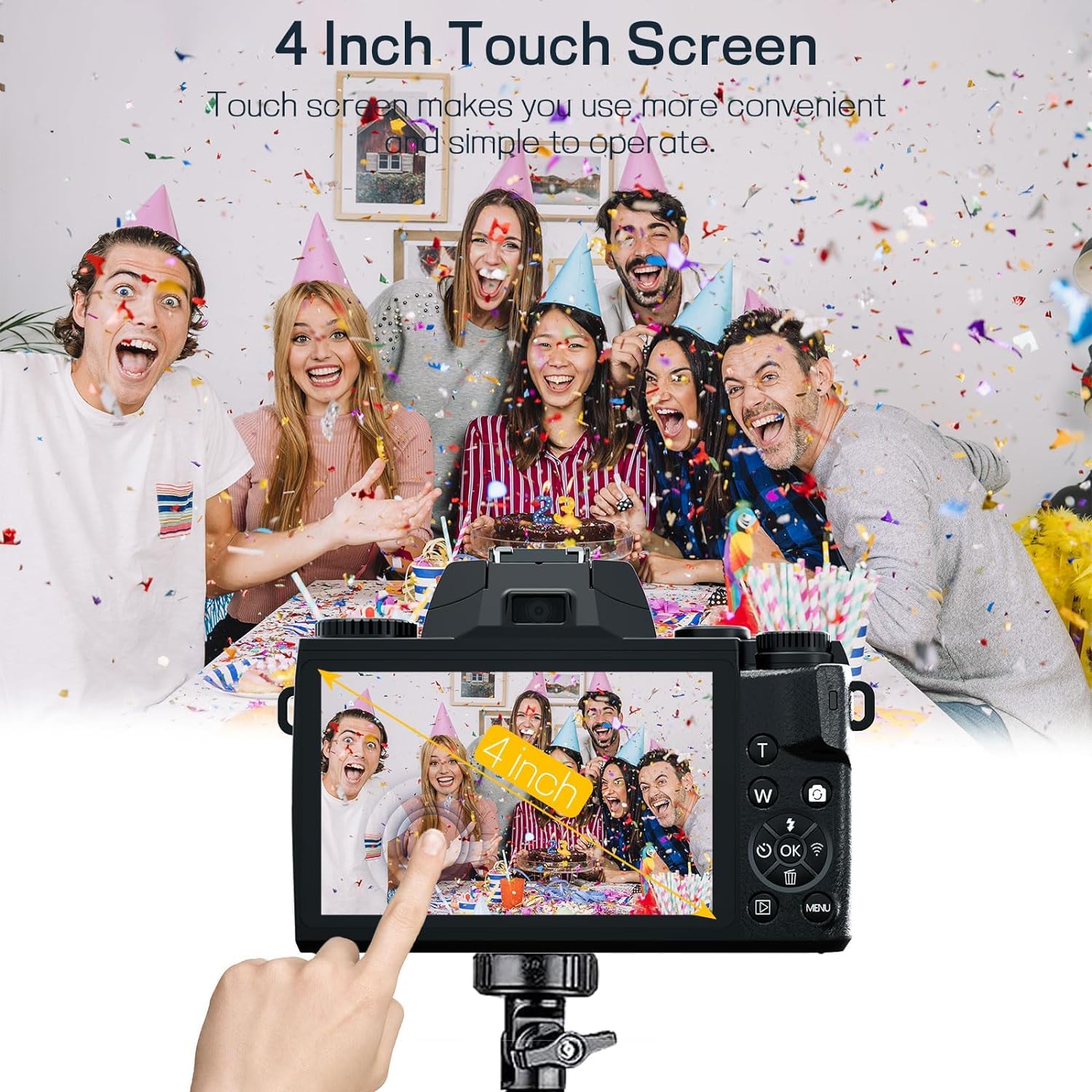 Mua Digital Cameras for Photography, NIKICAM 4K 64MP WiFi Vlogging ...