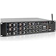 Amazon.com: 8-Channel Wireless Bluetooth Power Amplifier - 4000W Rack ...