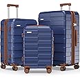 Amazon.com | Vipbox Luggage Sets 3 Piece (3-YEARS VIP SERVICE) Hardside ...