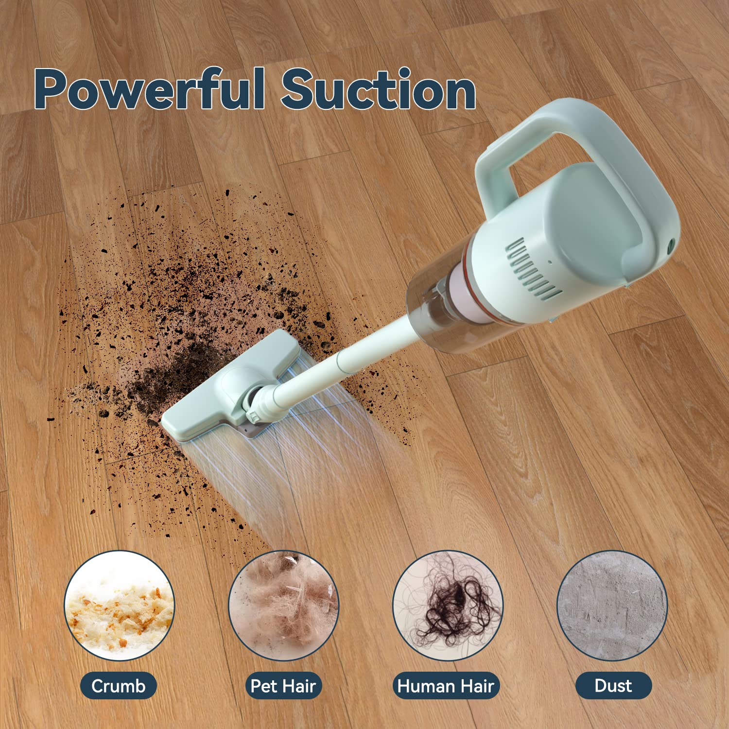 Mua KEROMEE Cordless Vacuum Cleaner, 3 in 1 Small Vacuum Cleaner, 5th ...