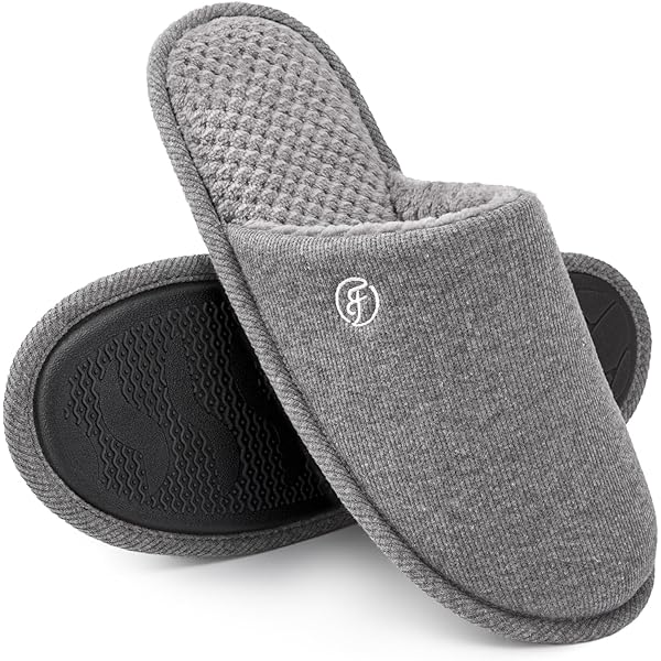 House Slippers Zigzagger Men's Mocozy - Plush Faux Fur Lining Scuff ...