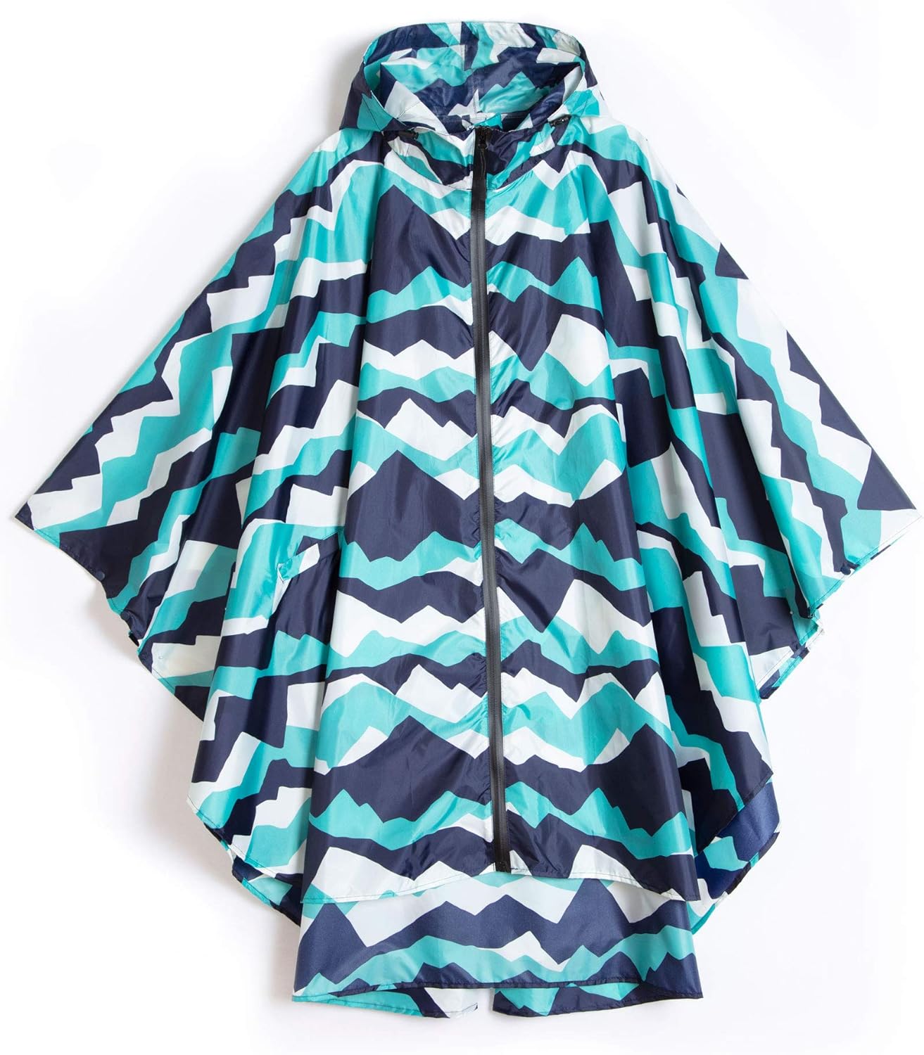 Adult Raincoat Poncho Waterproof Rain Capes - Women's Hooded Rain ...