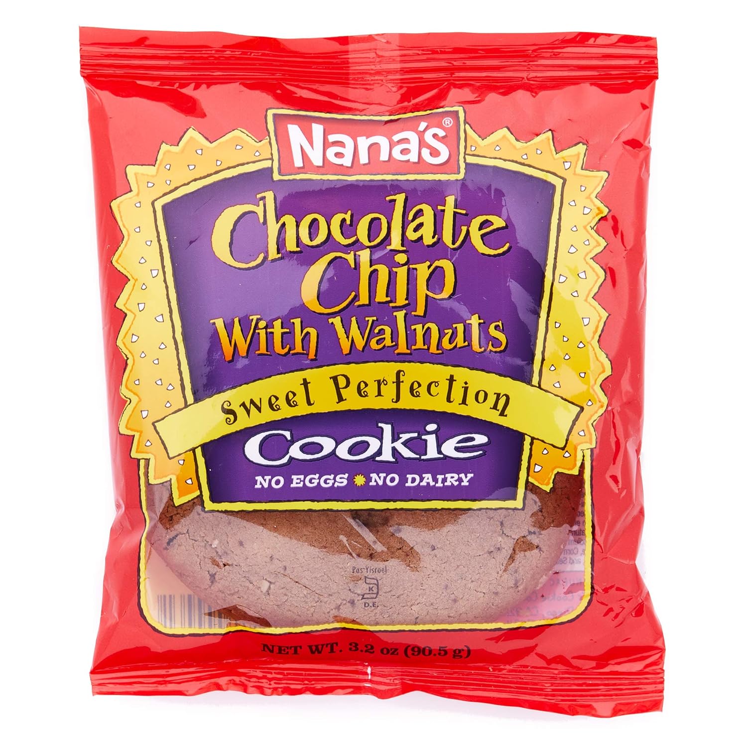 Amazon.com : Nana’s Chocolate Chip with Walnuts Cookies- No Eggs or ...