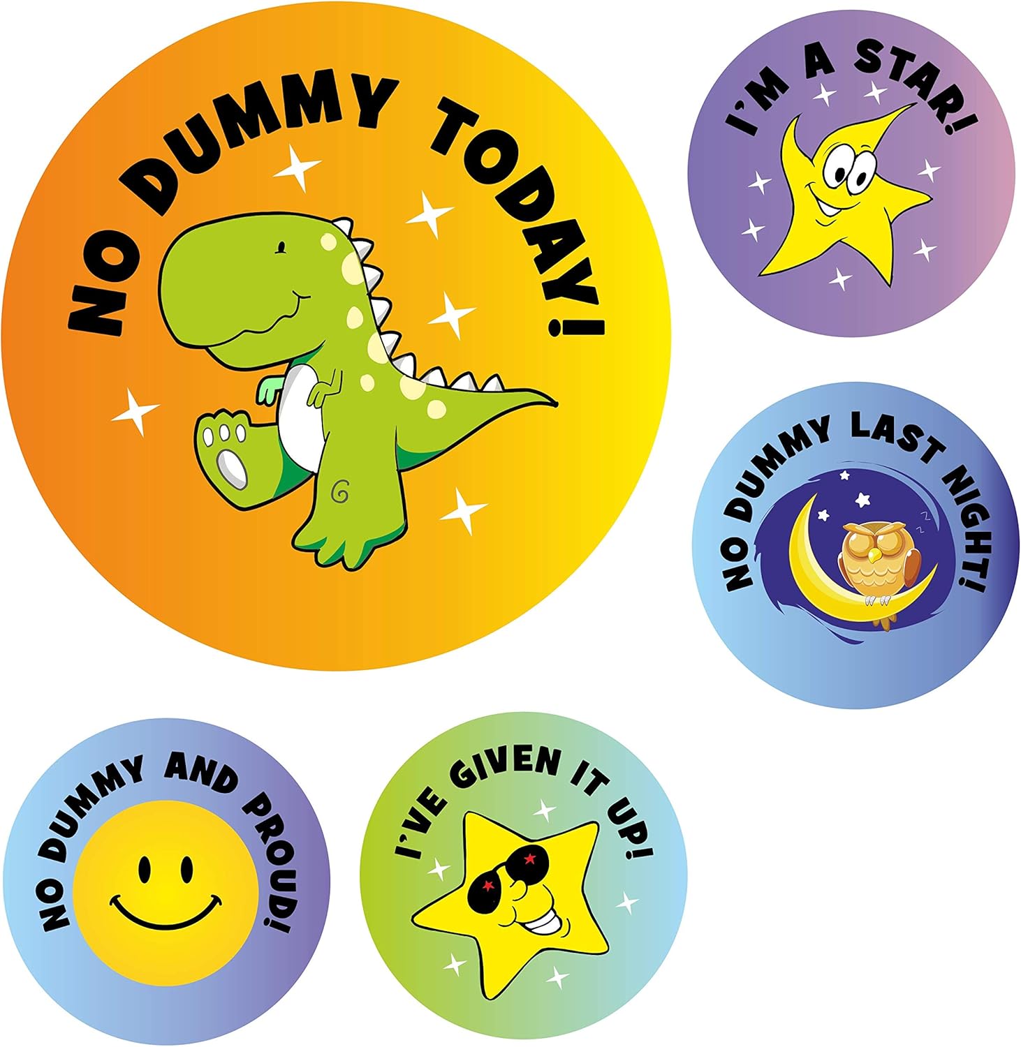 School Stickers Giving Up Dummy Reward Stickers – BigaMart