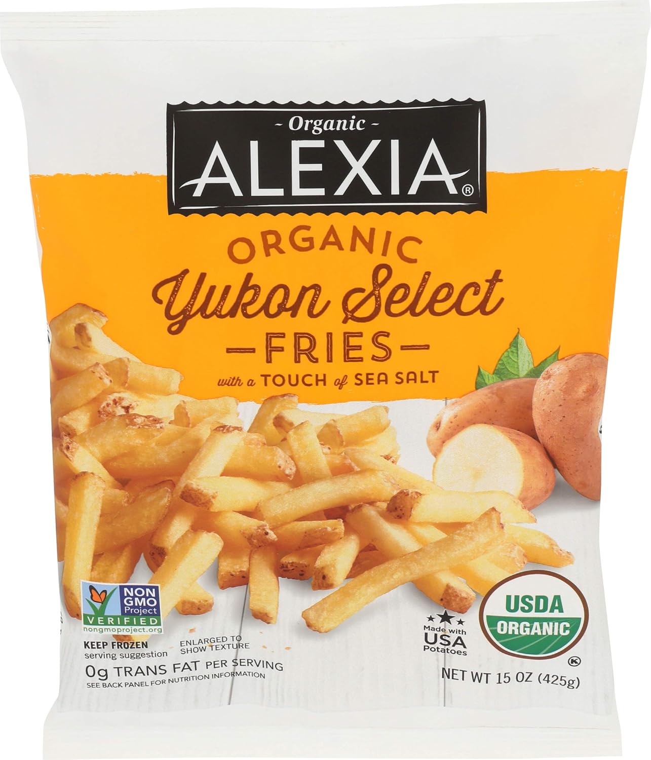 Alexia, Organic Yukon Julienne Salt Potatoes, 15 Ounce (Frozen): Amazon ...