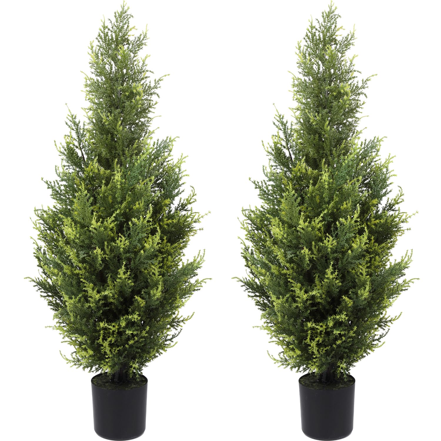 Artificial Topiary Cedar Trees 3FT Artificial Cedar Pine Tree Potted ...