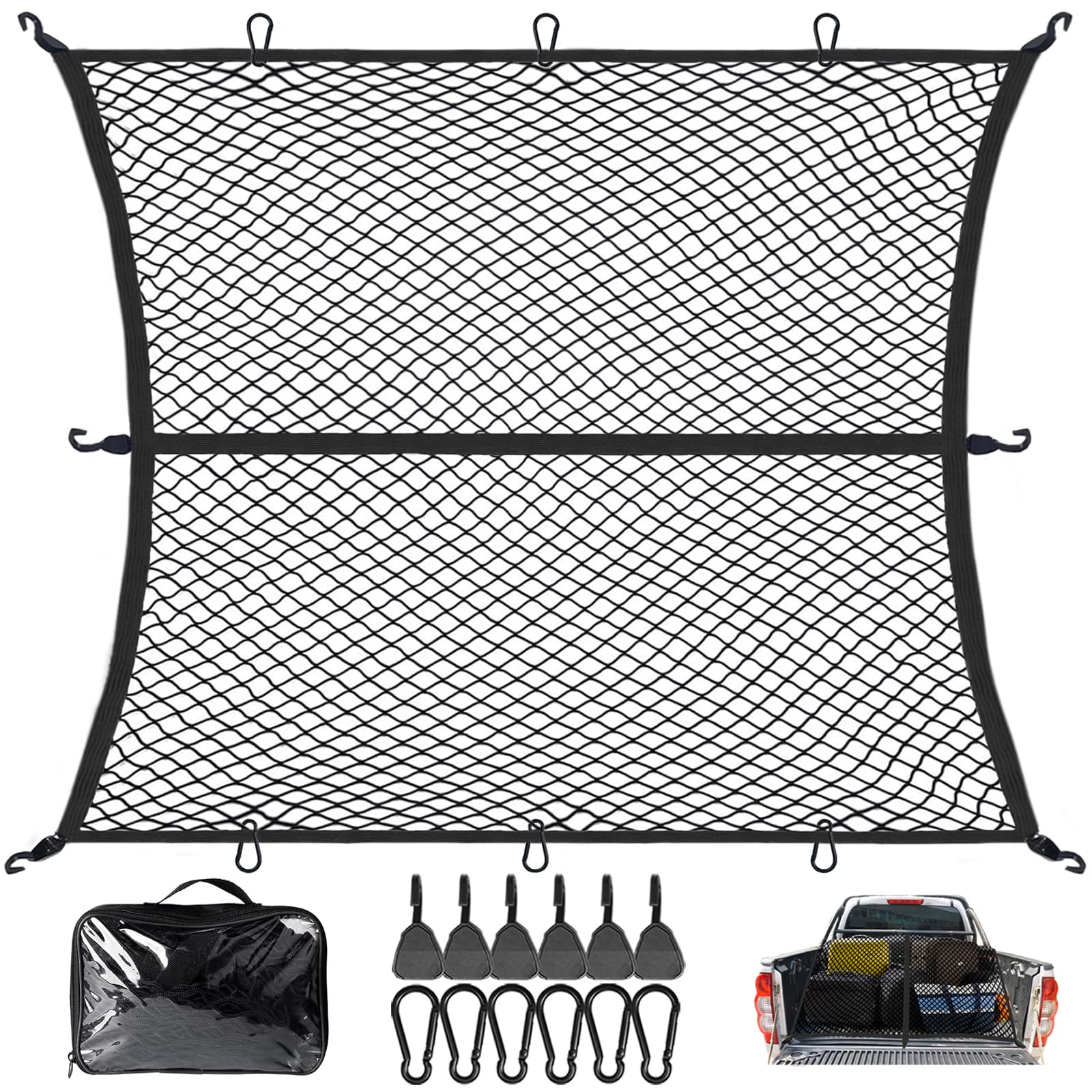 Mua Highly Elastic Cargo Net for Pickup Truck Bed,Truck Bed Net ...