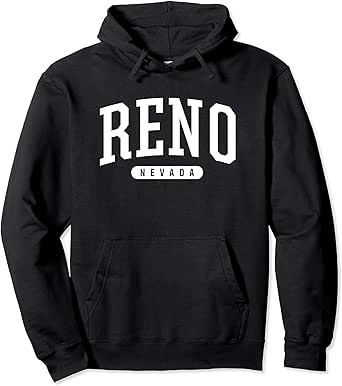 Amazon.com: Reno Hoodie Sweatshirt College University Style NV USA ...