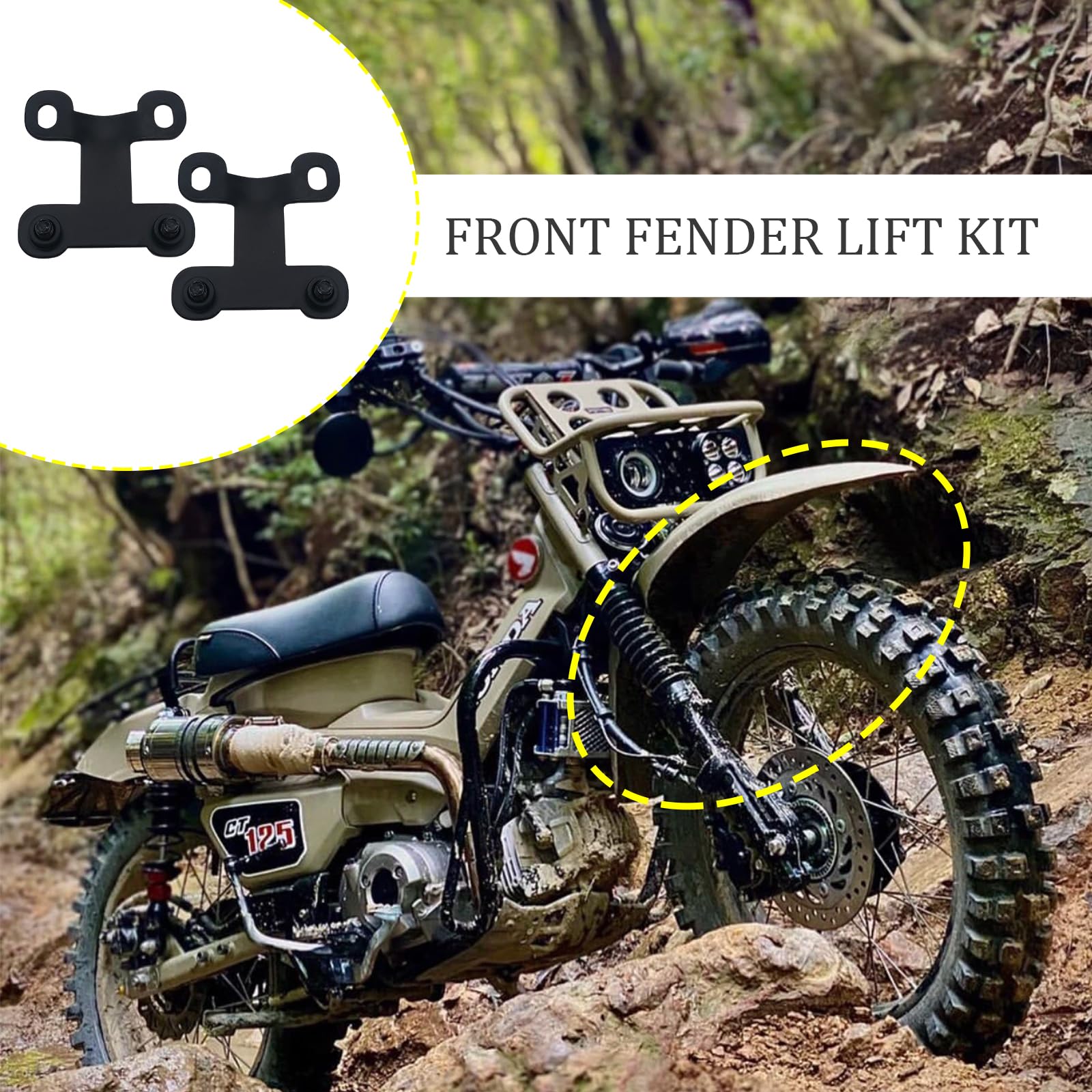 Front Fender Lift Kit For Honda CT125 CT 125 Trail 125 Hunter Cub 2020 ...