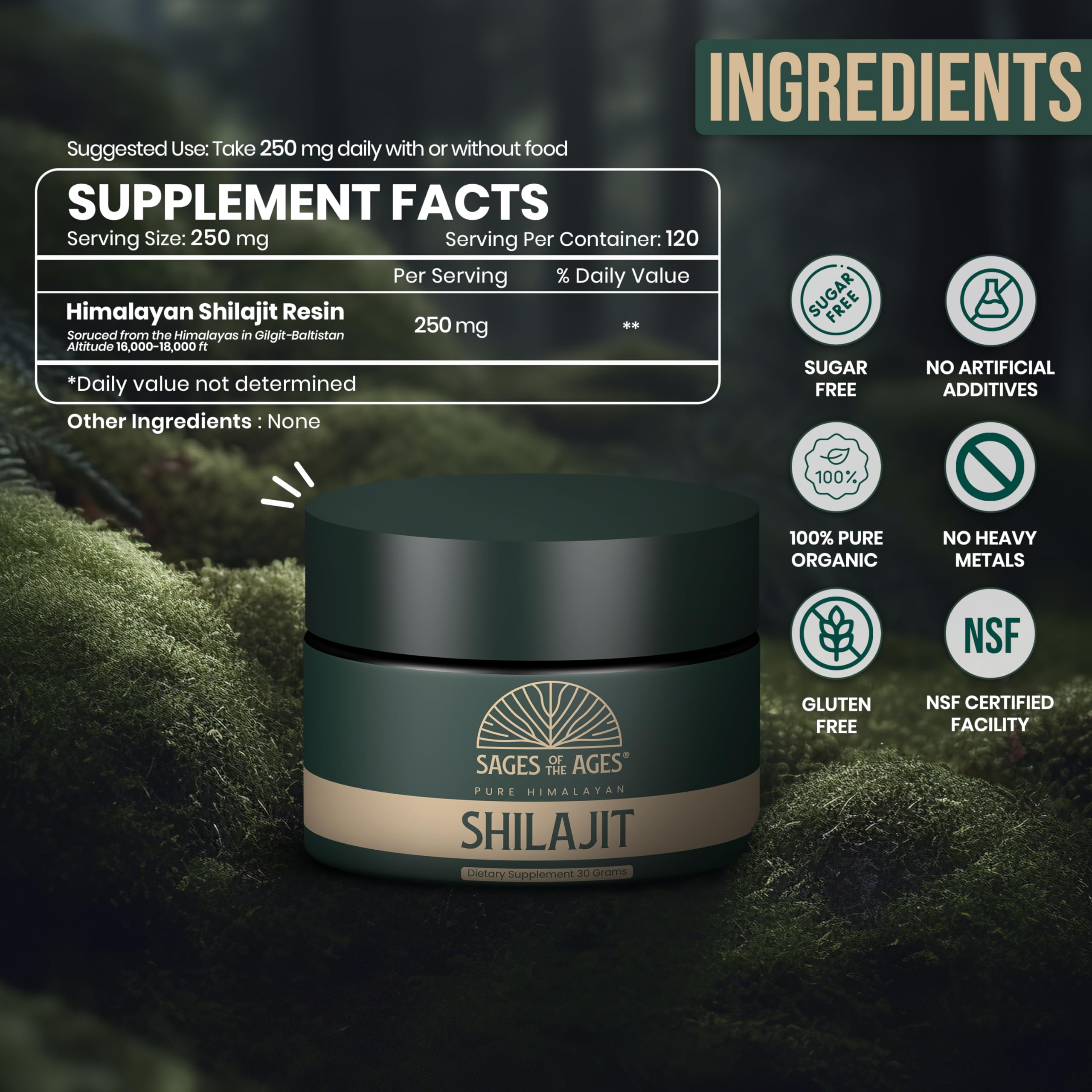 Mua Pure Himalayan Shilajit Resin 85+ Trace Minerals, Shilajit for Men ...