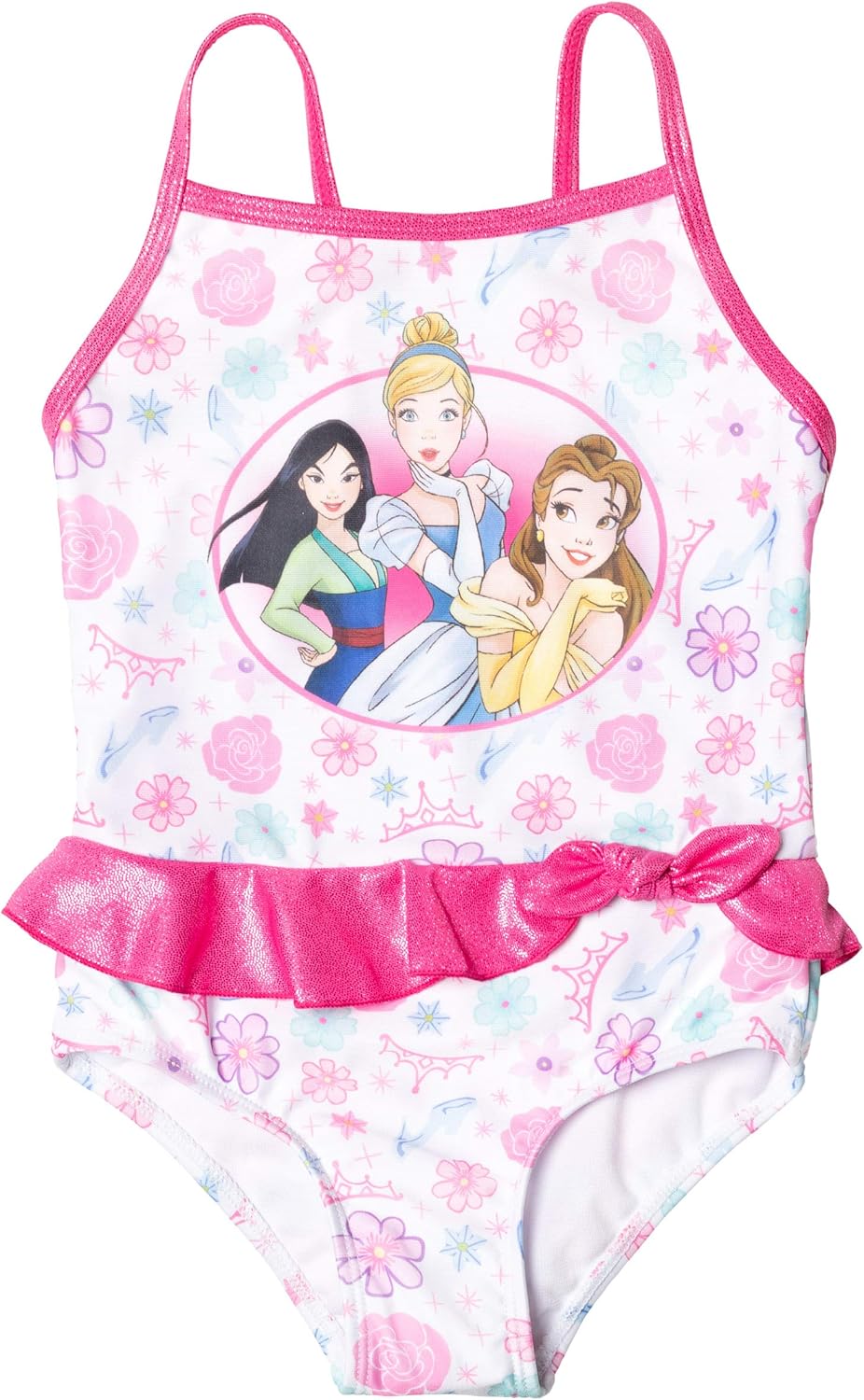 Amazon.com: Disney Princess Cinderella Mulan Belle Toddler Girls One ...