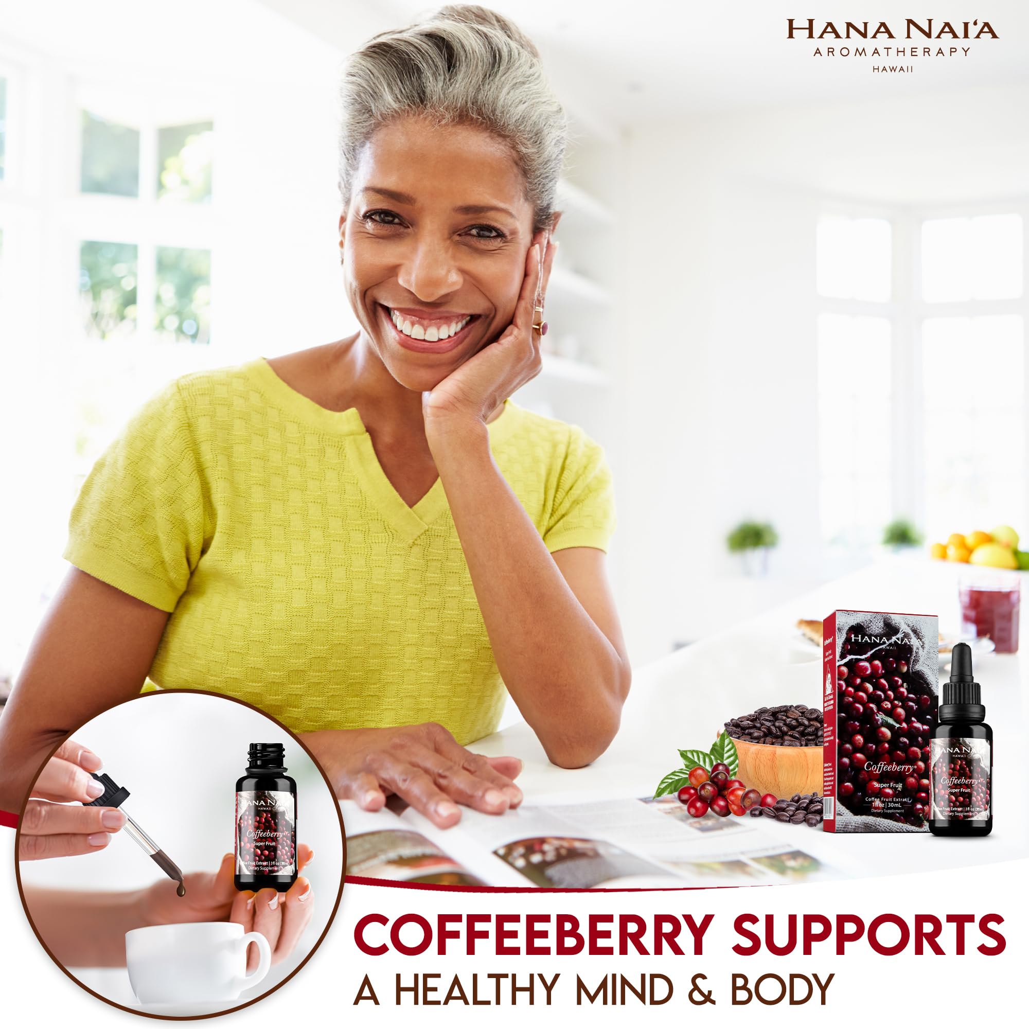 Mua Hana Naia Coffeeberry: Whole Coffee Fruit Extract Supplement, 60 ...