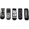 Amazon.com: Wednesday Unisex Adult Addams Nevermore 5 Pack Ankle Socks ...