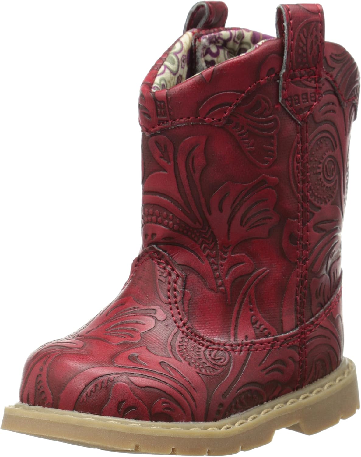 Amazon.com | Natural Steps Gloss Western Style Boot (Infant/Toddler ...