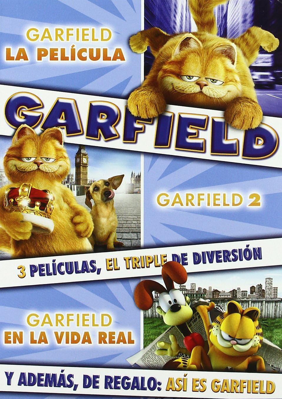 Garfield 1 + 2 *** Europe Zone ***: Amazon.ca: DVD