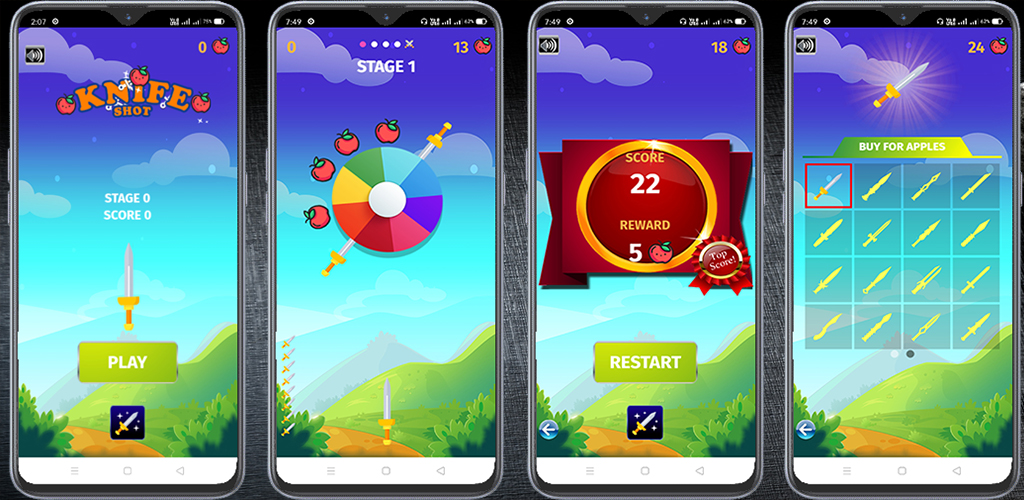 Knife Shot - Hit the Target Game:Amazon.in:Appstore for Android