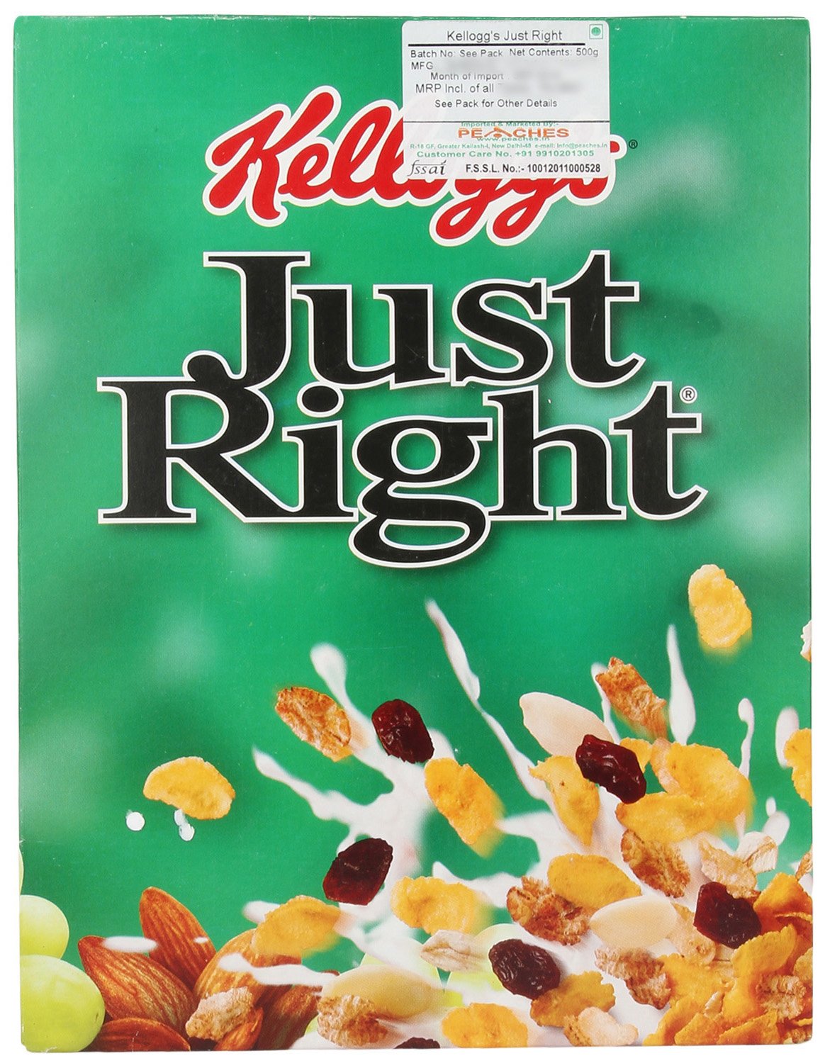 Kellogg's Just Right Cornflakes 500 g (Pack of 5): Amazon.co.uk: Grocery