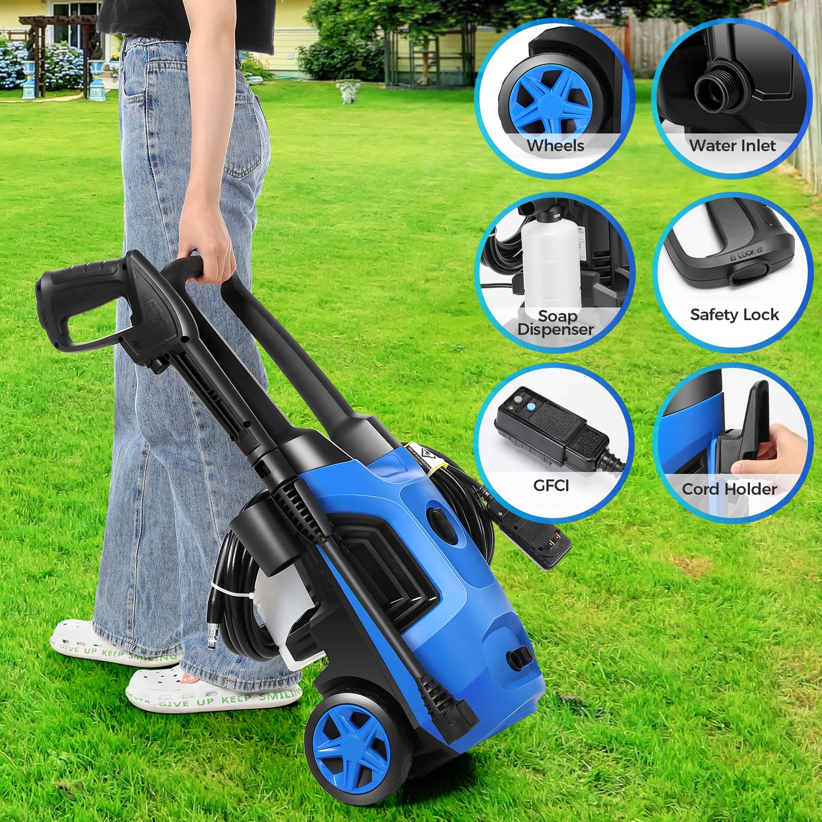 Mua Suyncll Electric Pressure Washer 3600 Power Washers Electric ...