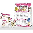 Amazon.com: What's Your Donut Name Game - Sweet Donut Birthday Party ...