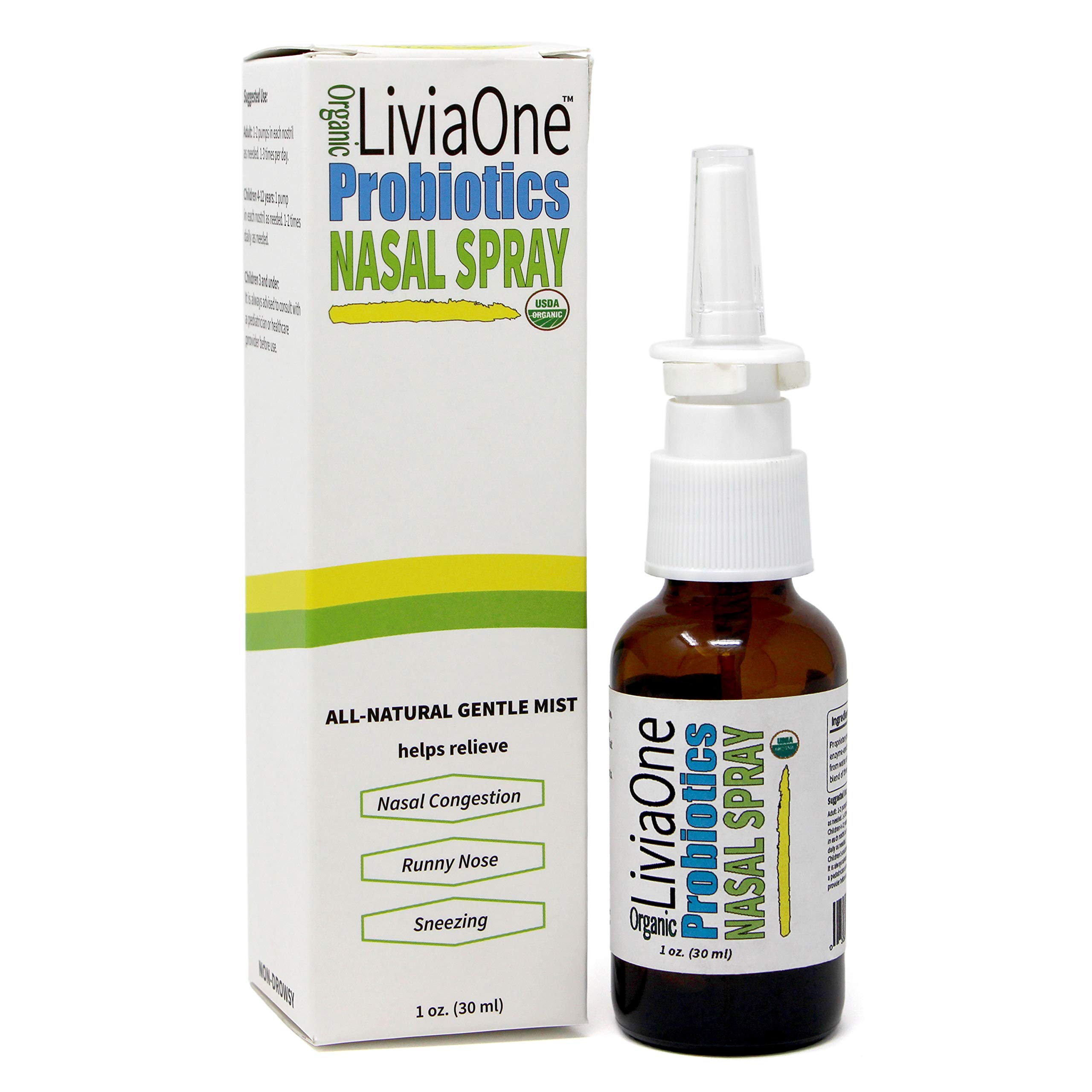 Mua LiviaOne Probiotics Nasal Spray - USDA Organic Certified - All ...