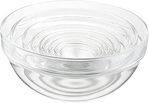 Amazon.com: Luminarc Stackable 9-Piece Bowl Set: Mixing Bowls: Home ...