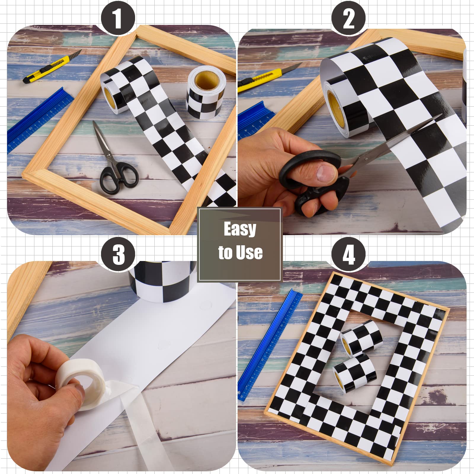 Mua 99 Feet Checkered Flag Bulletin Board Borders Road Race Car ...