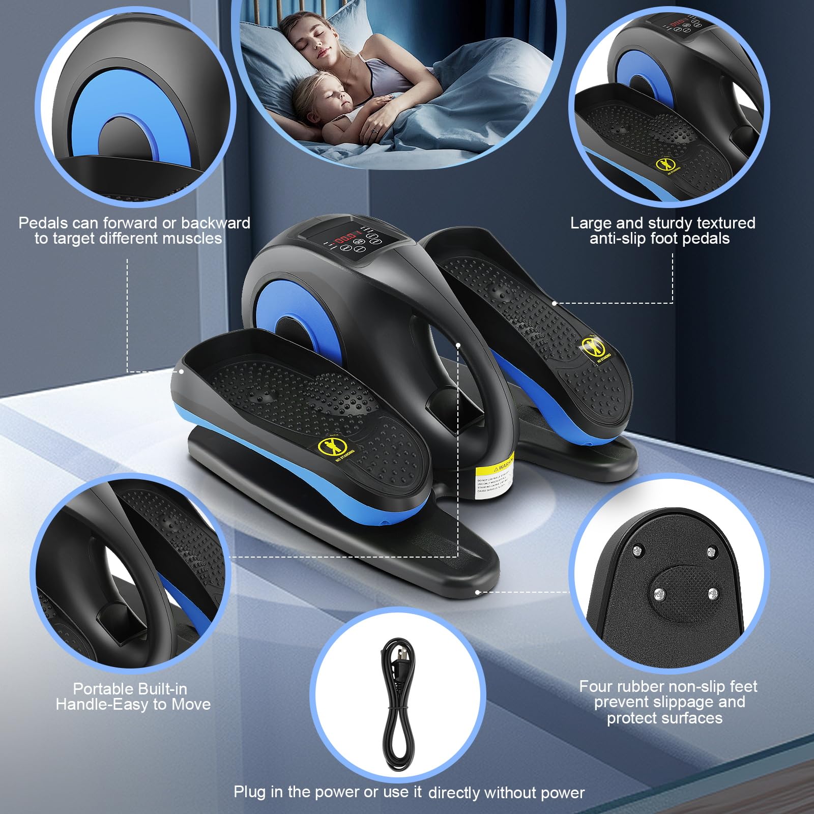 Mua ANCHEER Under Desk Elliptical, Electric Ellipse Leg Exerciser While ...