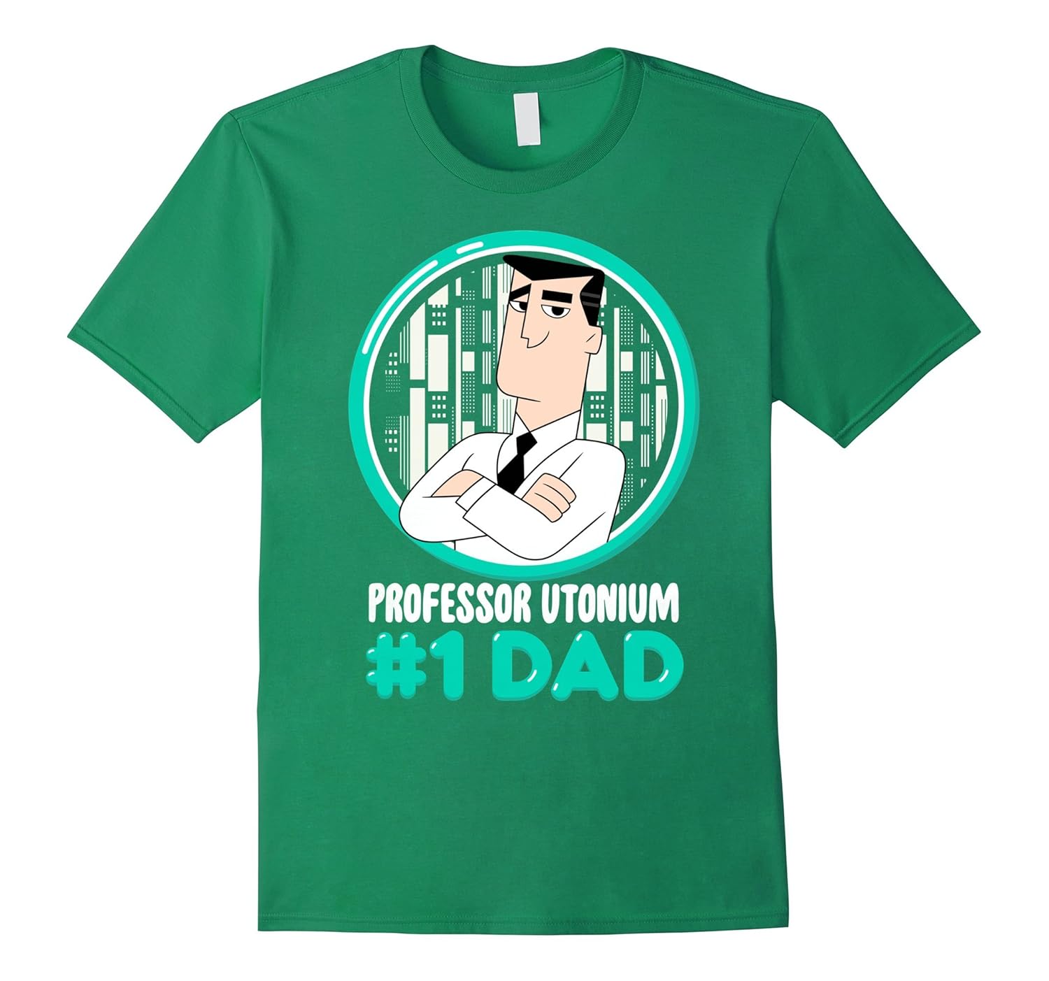 CN Powerpuff Girls Professor Utonium #1 Dad Graphic T-Shirt-TH – TEEHELEN