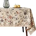 Amazon.com: ISAENNE French Tablecloth for Square Tables,Linen Table ...