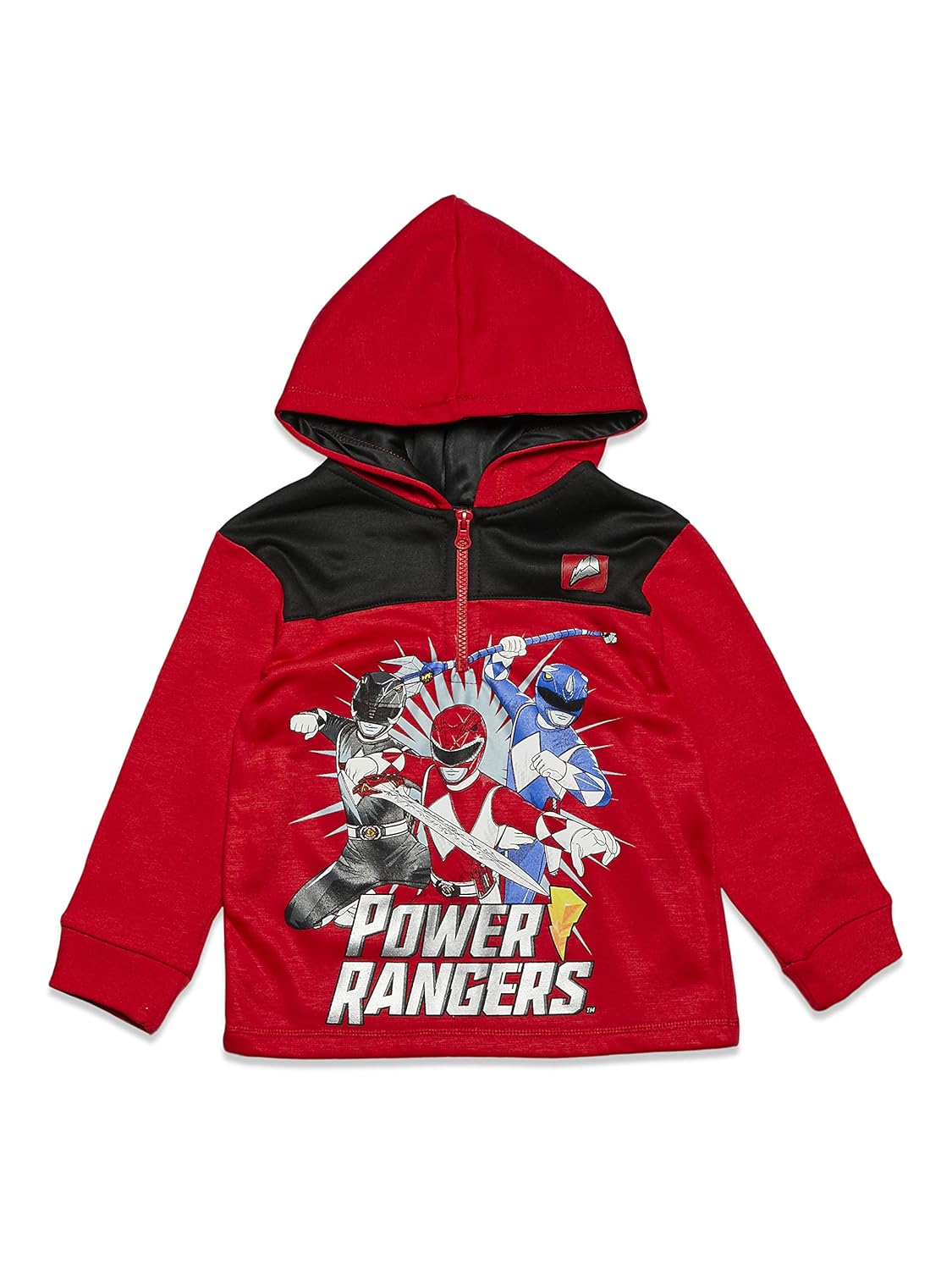 Power Rangers Big Boys Fleece Half-Zip Hoodie Red 14-16: Amazon.in ...