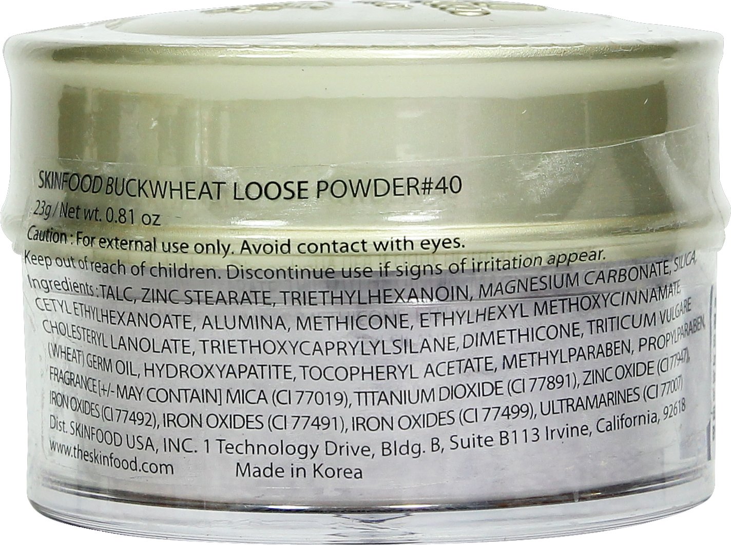 Amazon.com : Skinfood Buckwheat Loose Powder #10 Transparent : Face ...