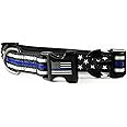Amazon.com : Thin Blue Line Stars & Stripes Collar : Pet Supplies