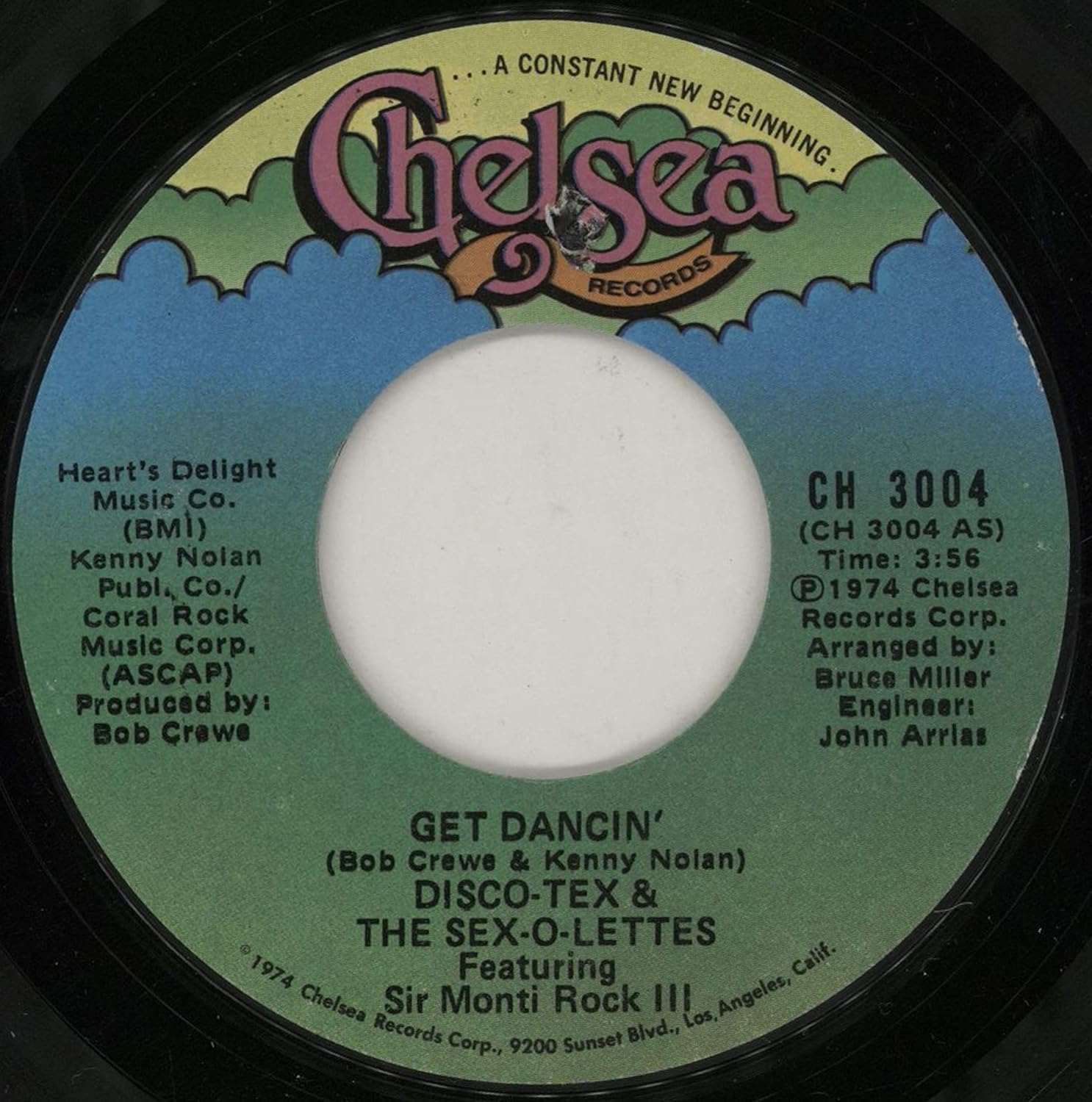 Disco Tex - Get Dancin' / Part II 7" 45 - Chelsea - CH-3004 - Amazon ...