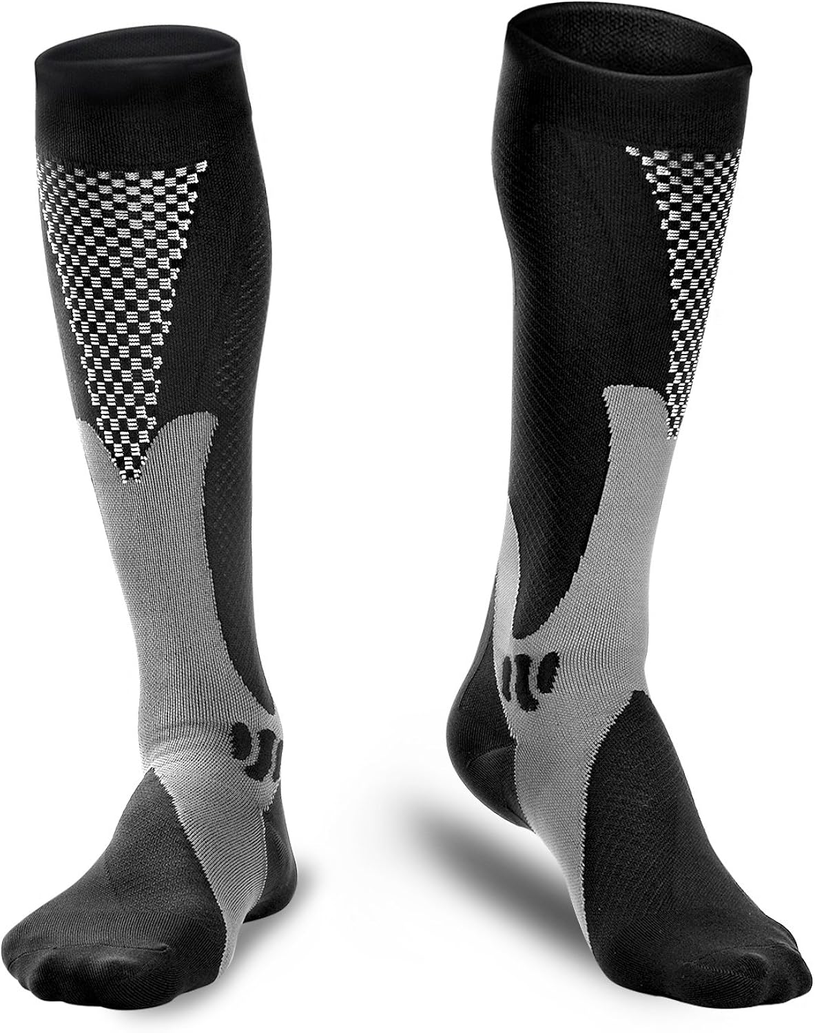 Odoland Calcetines deportivos de compresión calcetines auténticos para ...