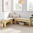Amazon.com - MUSEHOMEINC Modern Design Backless Solid Wood Breakfast ...