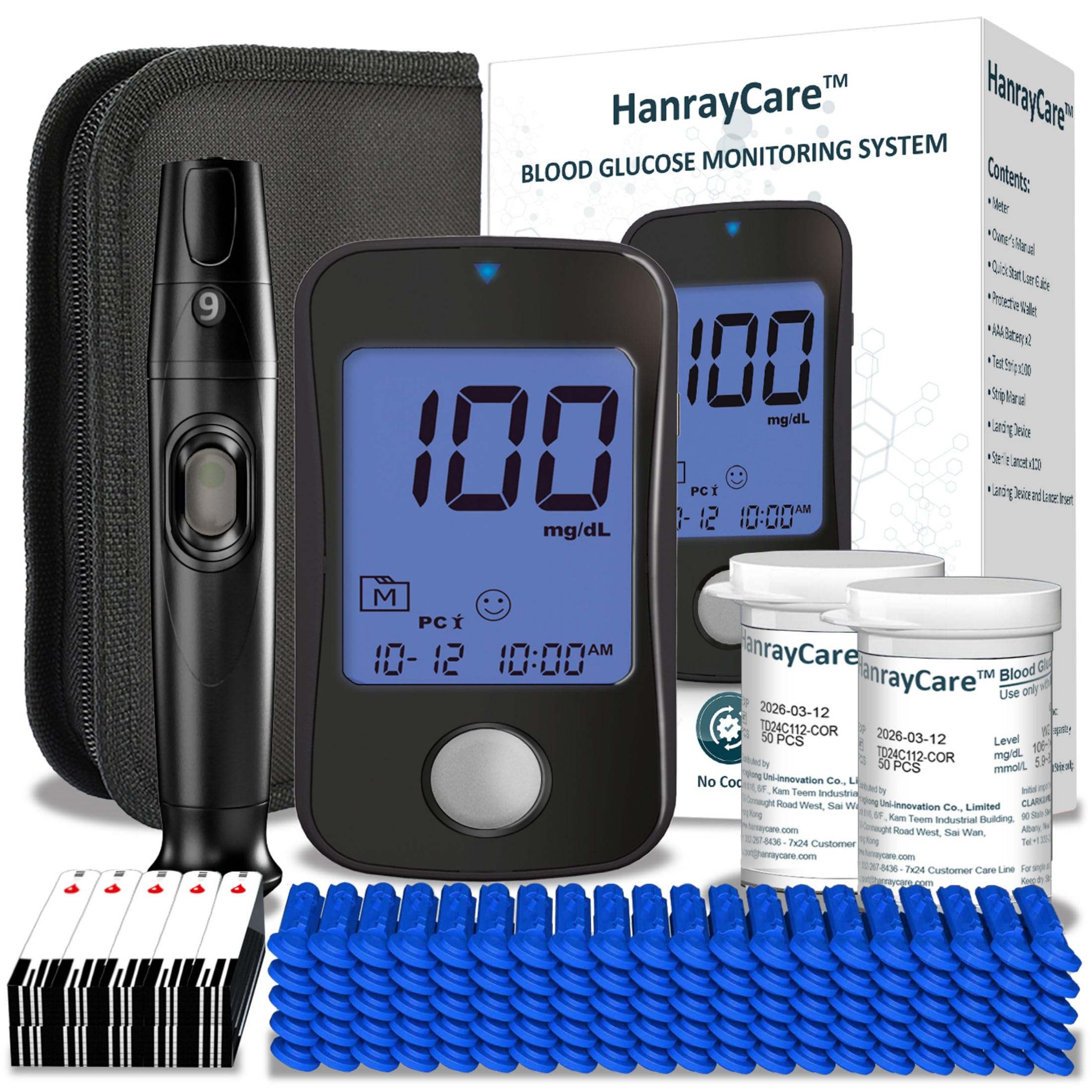 Mua TD-4125 Superior to Most Blood Glucose Monitor Kit, Patented 2+2 ...