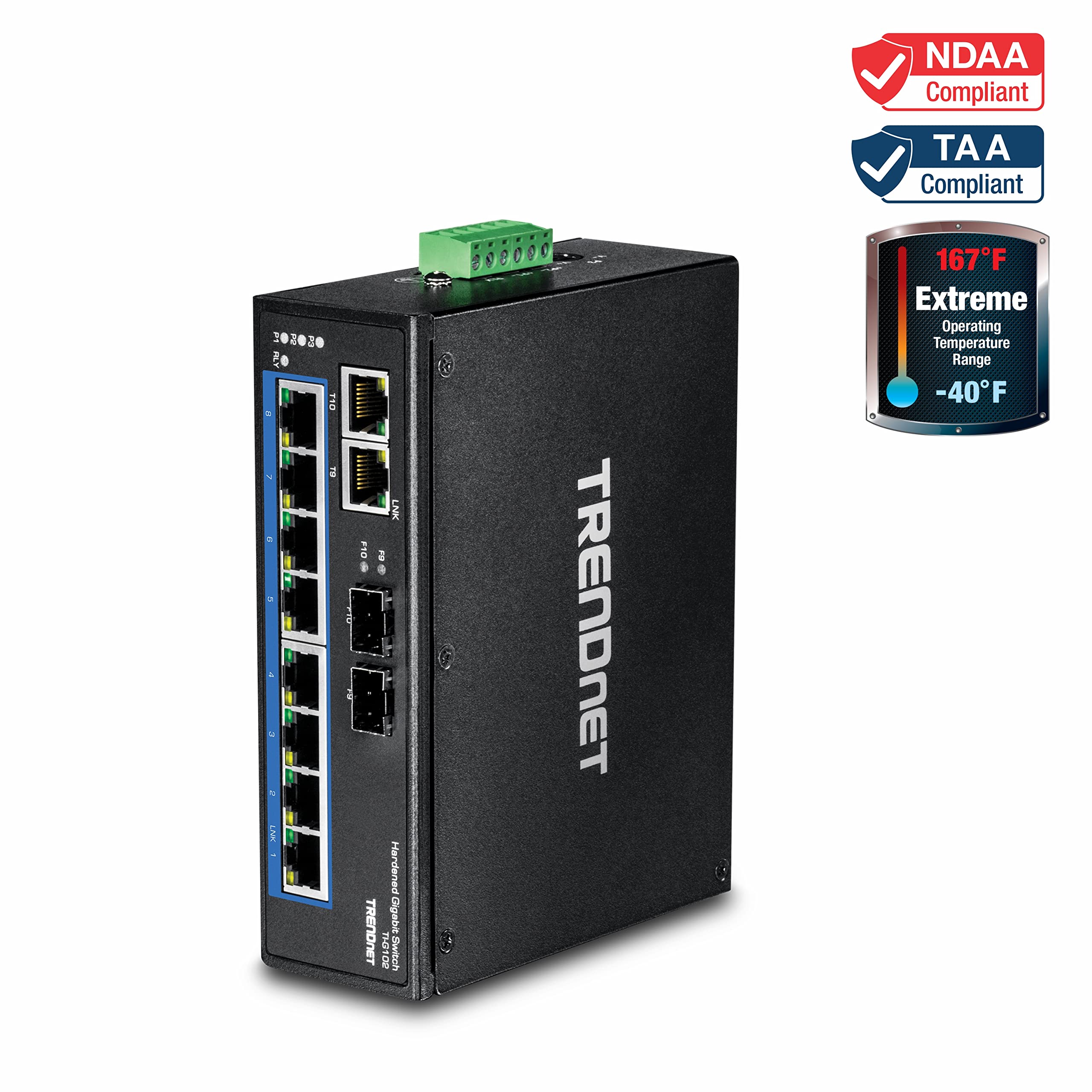 Mua TRENDnet 10-Port Hardened Industrial Gigabit DIN-Rail Switch ...