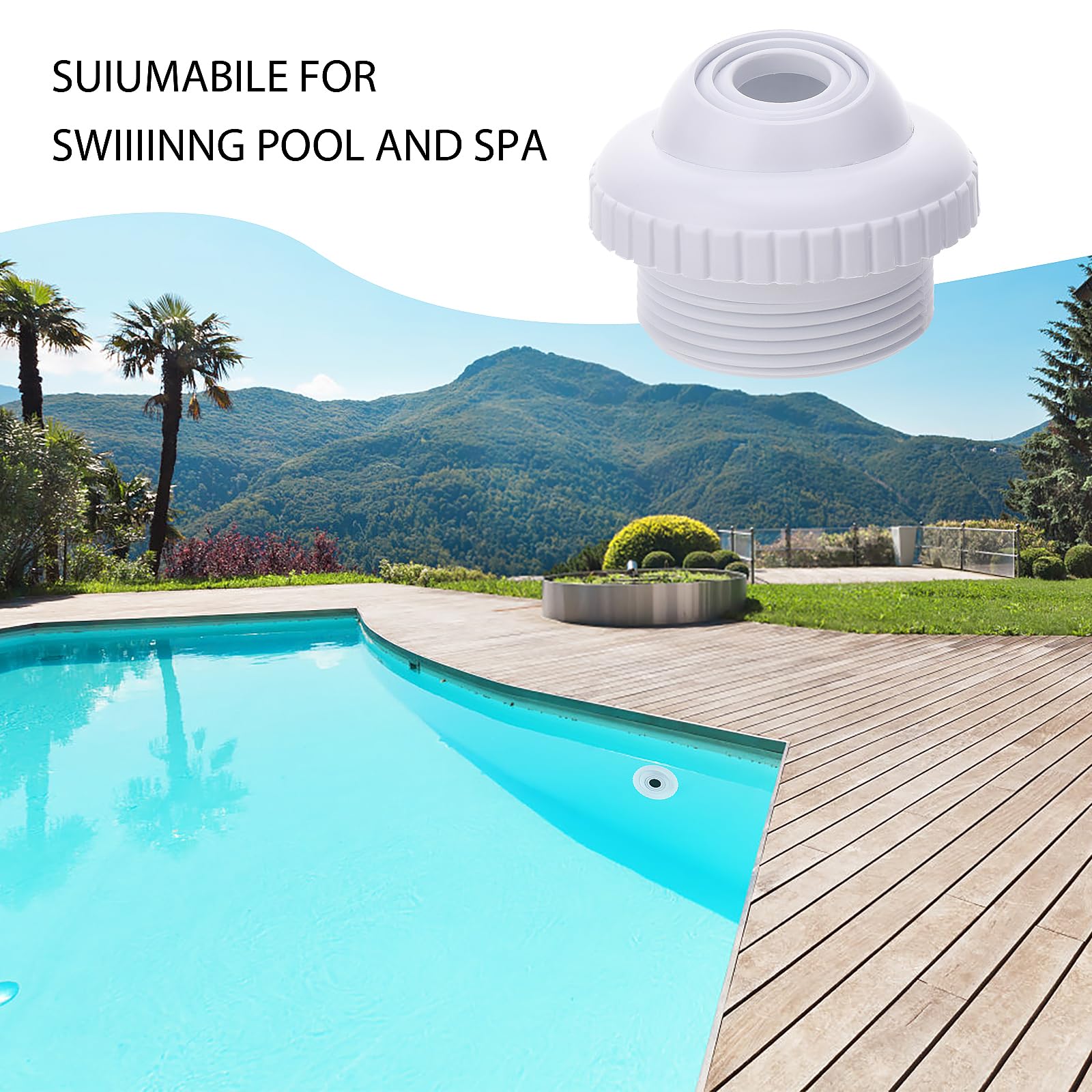 Mua 2 Pieces Pool Jet Nozzles, 1/2" Directional Flow Eyeball Inlet Jet ...