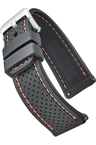 ALPINE Sporty Premium Soft Silicone Adjustable Watch Band - Replacement ...