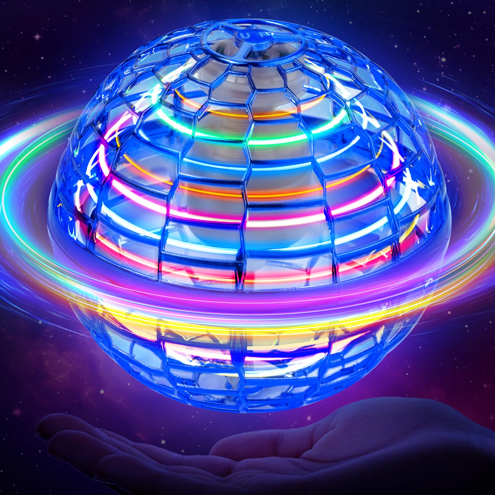 WHATOOK Flying Orb Ball 2024 Galaxy Ball: Boomerang Ball with Led ...