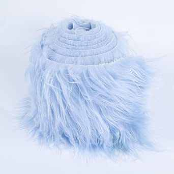 Amazon.com: FabricLA Shaggy Faux Fur Fabric - Pre Cut | 4" X 60" Inches ...