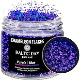 Amazon.com: Chameleon Flakes for Resin [ Green | Light Blue ] - Color ...