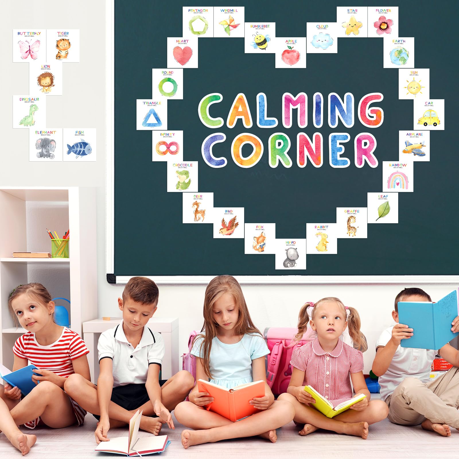 Mua Lincia 43 Pieces Classroom Calming Corner Posters Colorful ...